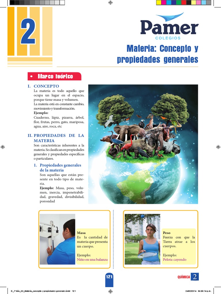 Propiedades Generales de la Materia | PDF | Masa | Inercia