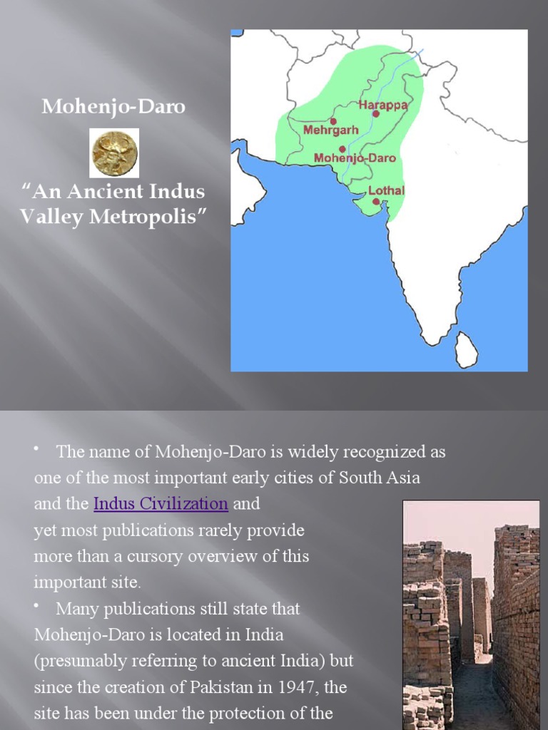 Mohenjo Daro And Harappa Map
