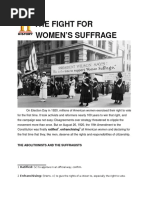 Catt's 1917 Address for Women's Suffrage | PDF | Women's Suffrage ...