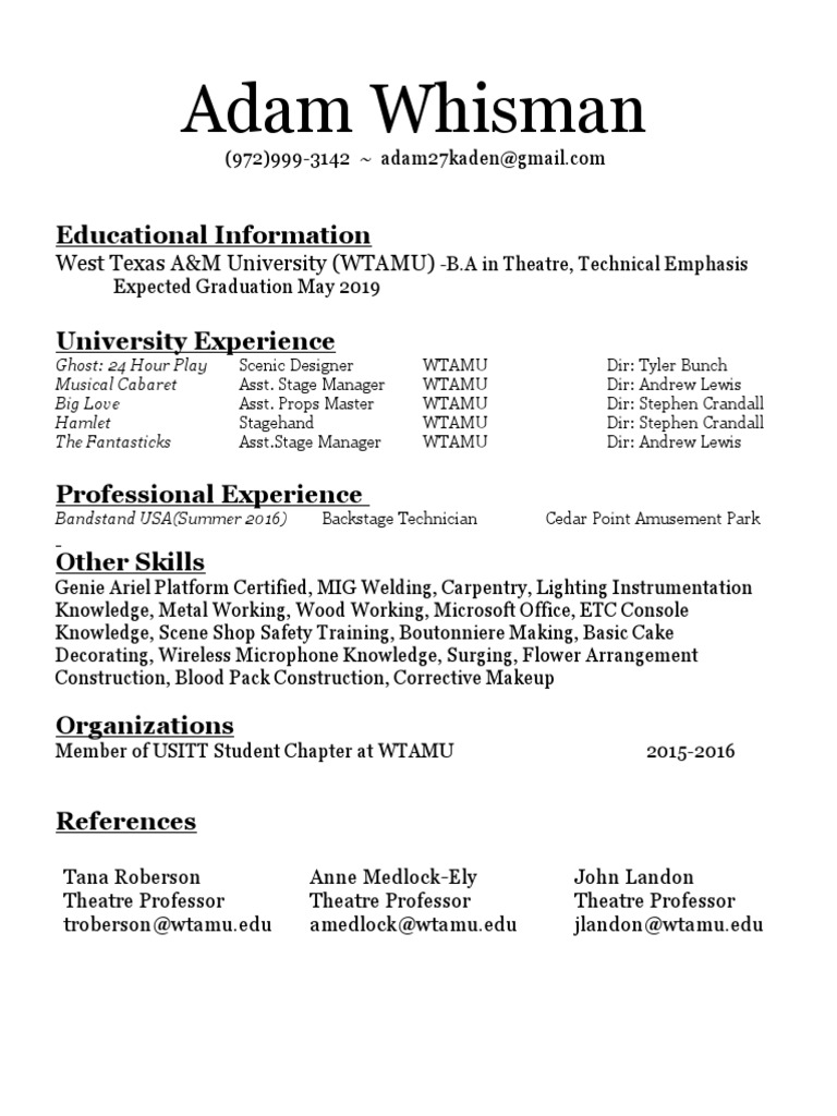 Correct Resume | PDF