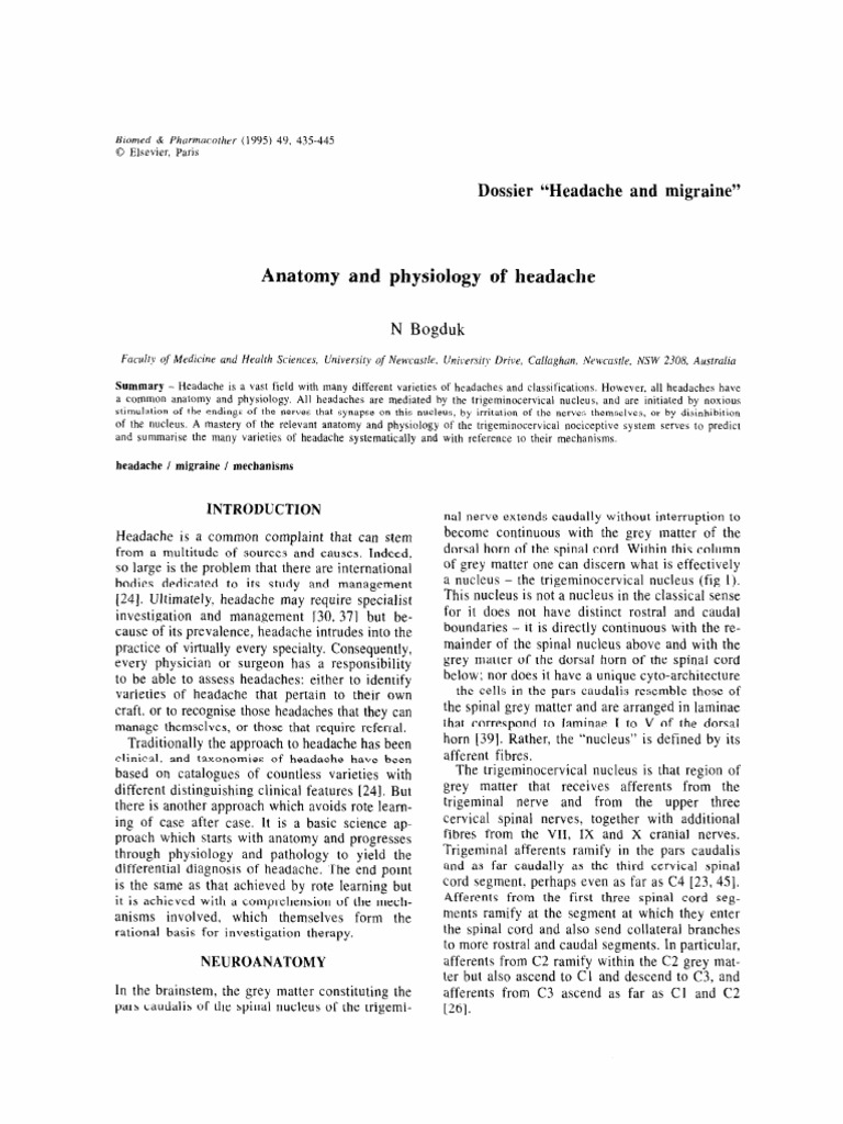 Mech For Headache | PDF | Headache | Neck