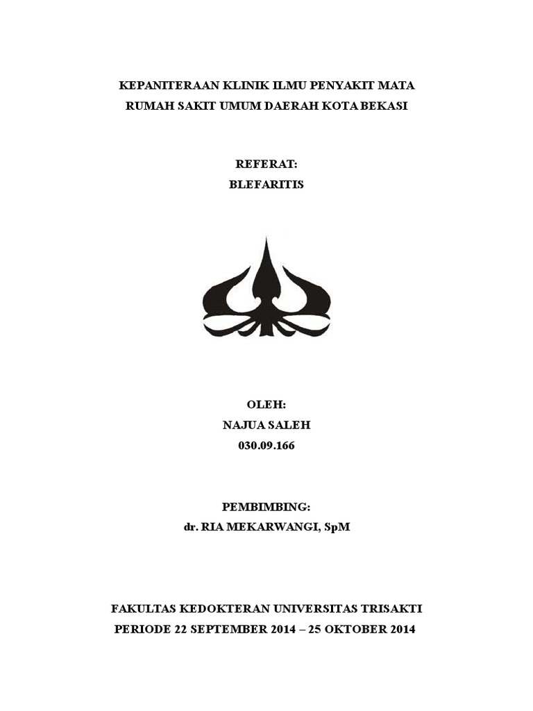 BLEFARITIS PUSTAKA | PDF