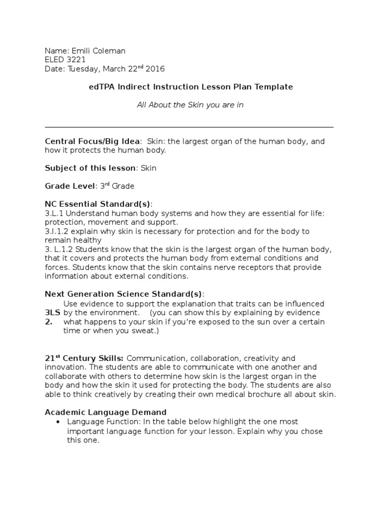 All About The Skin You Are in | PDF | Skin | Integumentary System