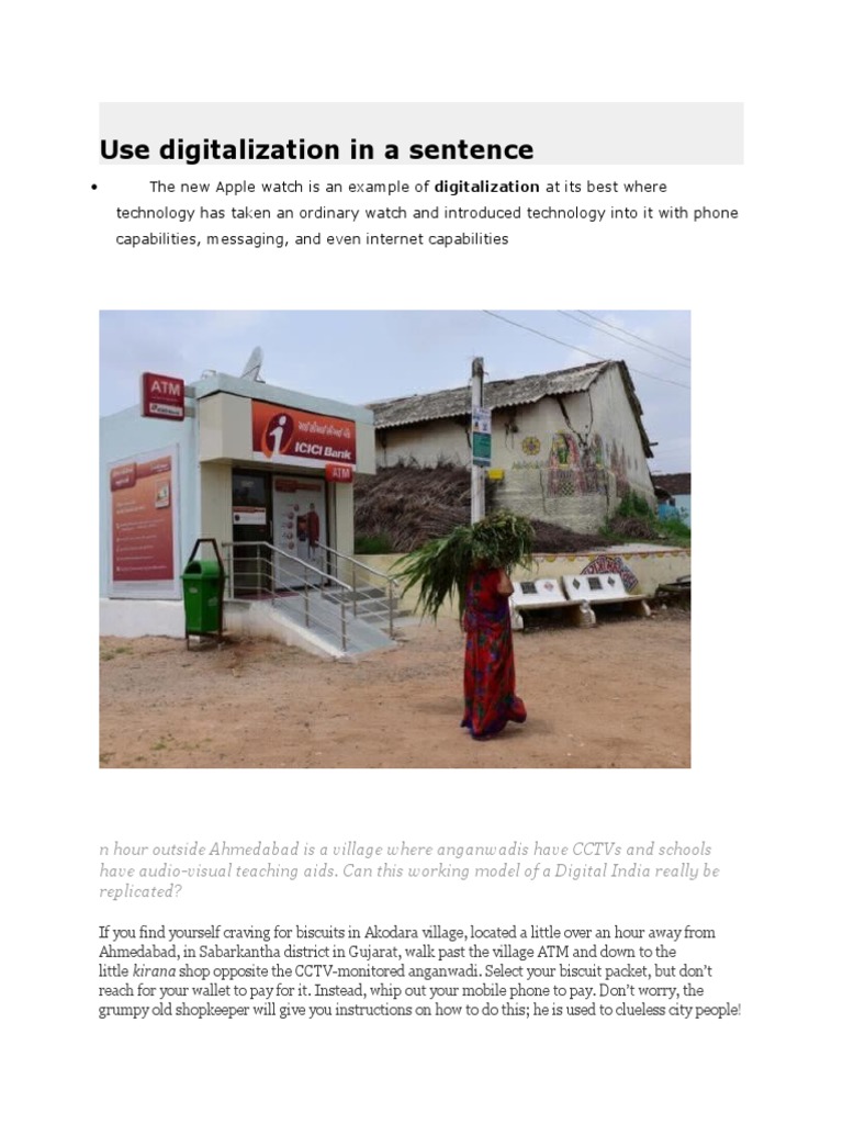 Digitalization of Rural India | PDF | Internet Access | Internet