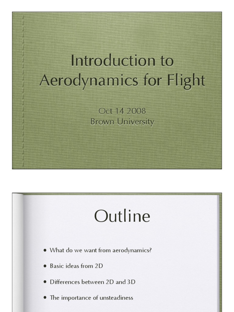 An Introduction to the Fundamental Aerodynamic Principles that Govern ...