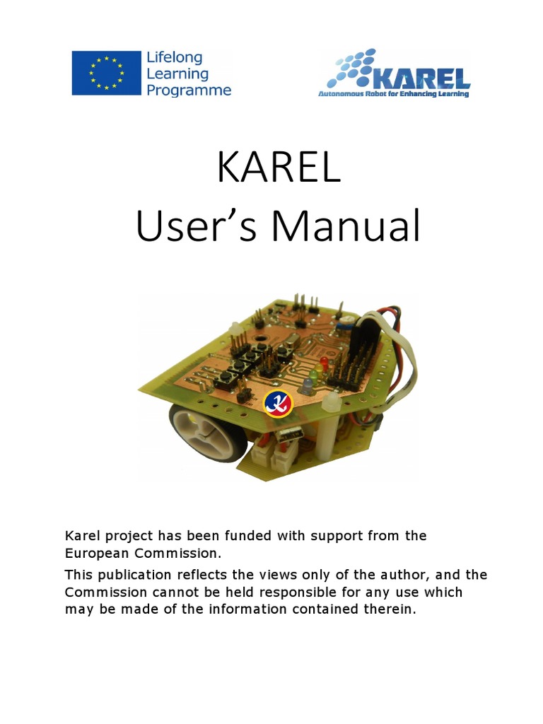 Karel User's Manual | PDF | Printed Circuit Board | Switch