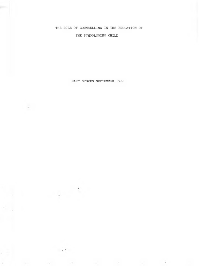 Mary Stokes 20130723154036 | PDF | Psychotherapy | Clinical Psychology