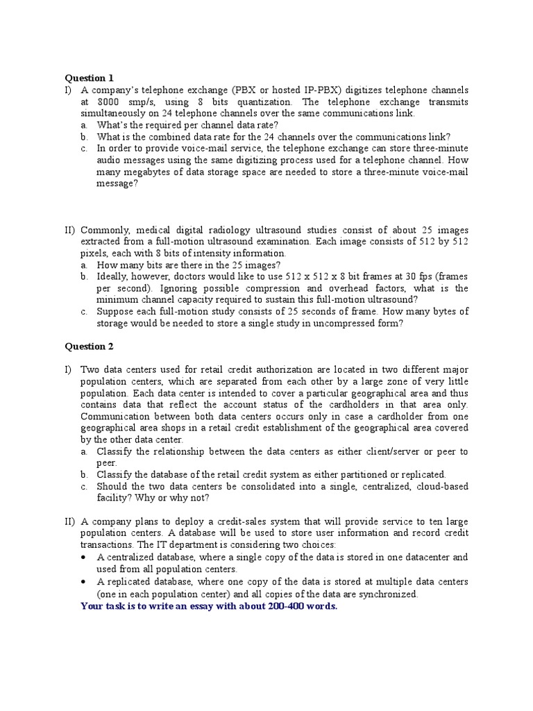 Your Task Is To Write An Essay With About 200-400 Words | PDF ...