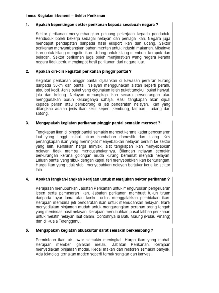 Tema Perikanan | PDF