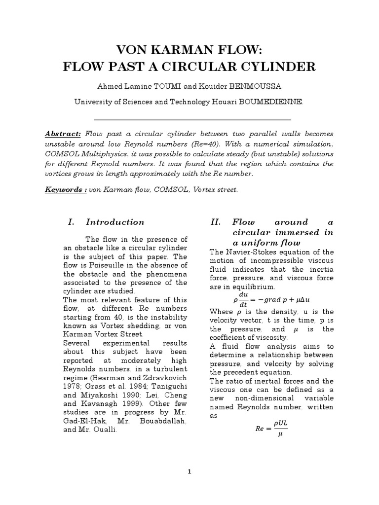 Von Karman Flow | PDF | Vortices | Fluid Dynamics