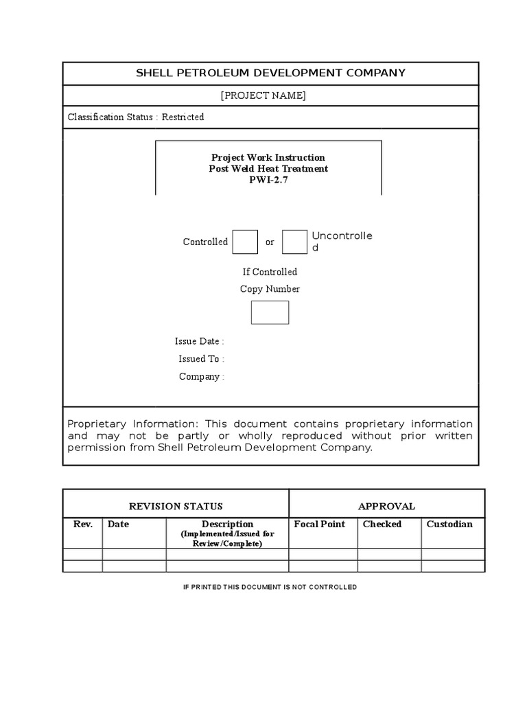 PWHT Notes | PDF | Pipe (Fluid Conveyance) | Thermocouple