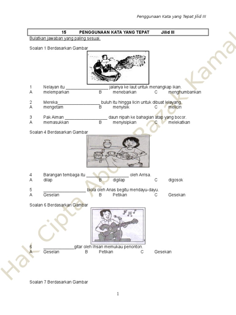 Azizi - Tatabahasa - Penggunaan Kata Yang Tepat | PDF