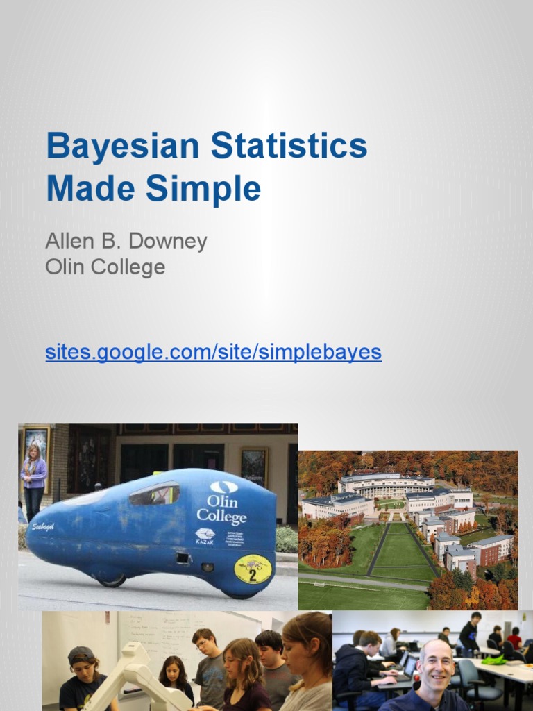 PyCon 2015 - Bayesian Statistics Made Simple | PDF | Bayesian Inference ...