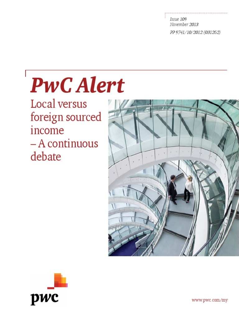 PWC - Local Vs Foreign Sourced Income | PDF | Government | Economies