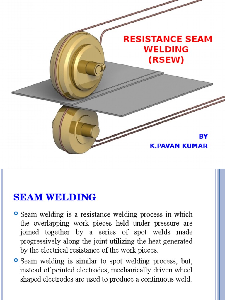 Resistance Seam Welding Explained | PDF | Welding | Construction