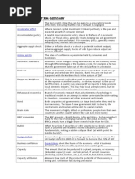 Economic Terms Glossary PDF | PDF | Taxes | Inflation