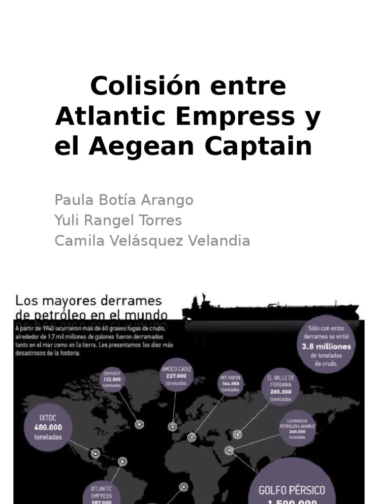 Colisión Entre Atlantic Empress y El Aegean Captain | PDF
