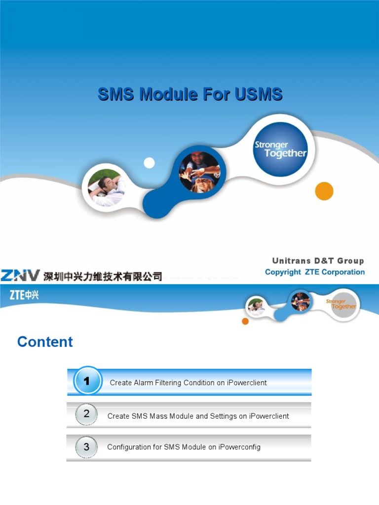 SMS Module Configuration | PDF | Short Message Service | Surveillance