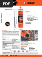 Chemset Anchor Ramset: Installation and Performance Details | PDF