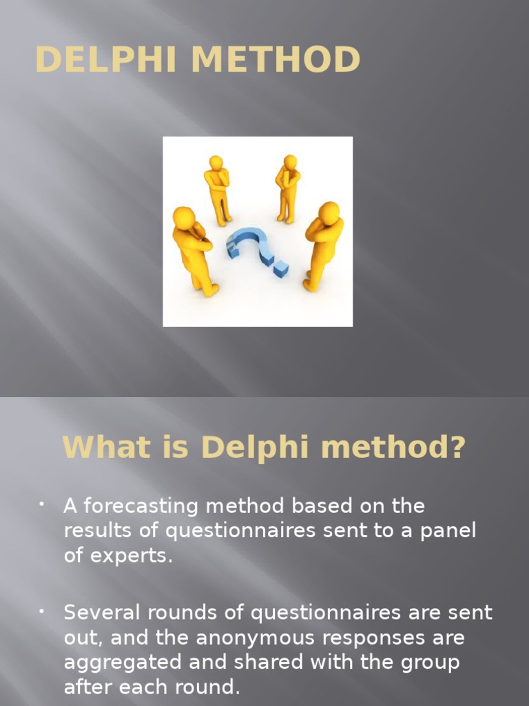 Delphi Method Pdf Communication Business