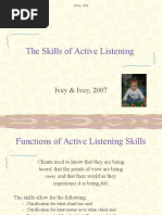 Active Listening Techniques Handout | PDF | Body Language | Communication