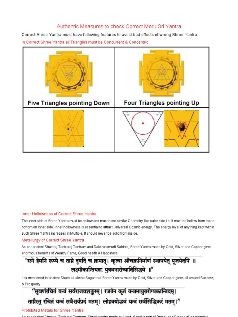 Sri Yantra | PDF