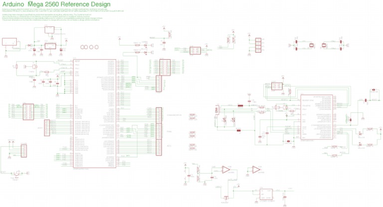 Arduino Mega2560 Schematic | PDF