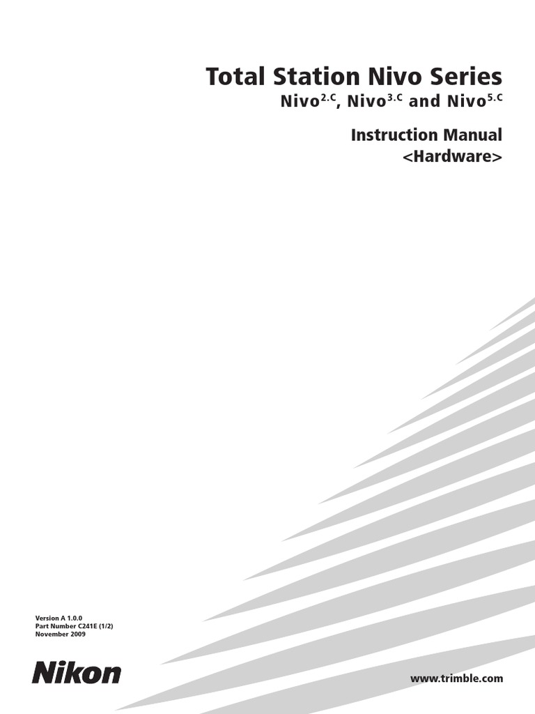 Nikon Nivo 5.c | PDF | Battery Charger | Battery (Electricity)
