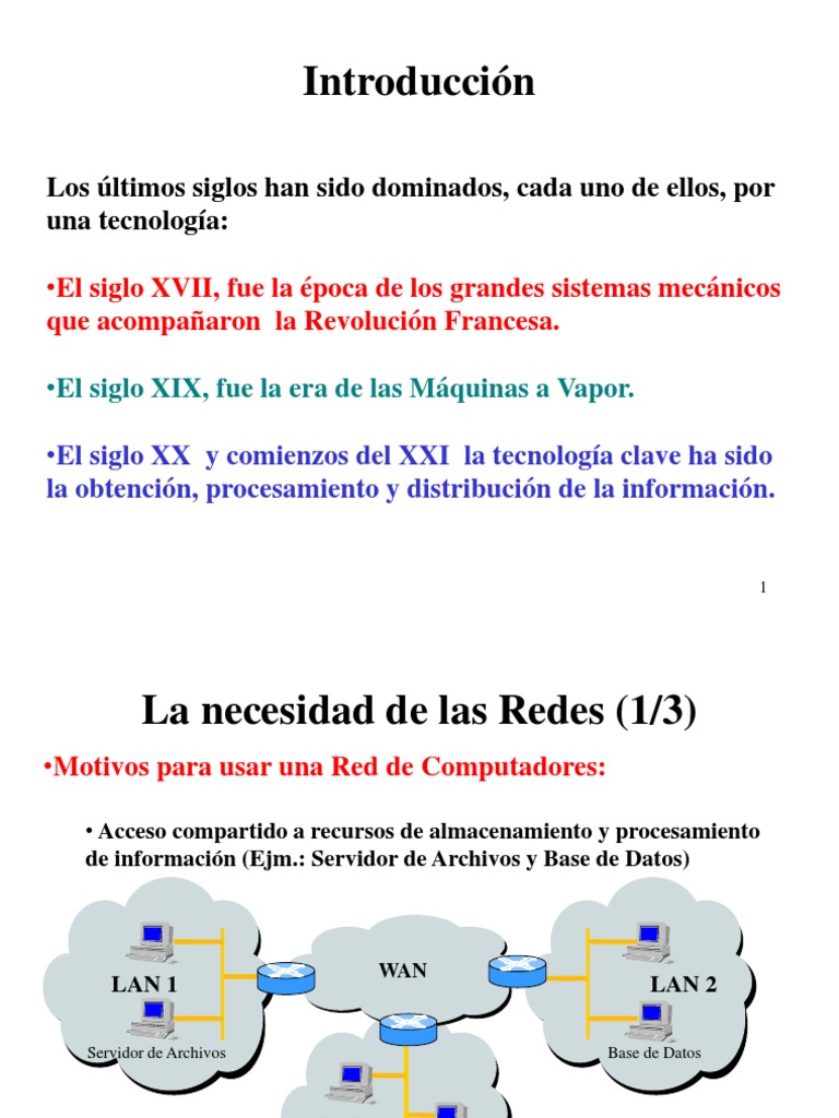 Introducción A Las Redes de Computadoras 2016 | PDF | Red de área ...