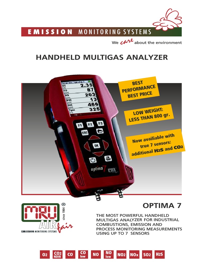 MRU Optima 7 Brochures | PDF | Carbon Dioxide | Exhaust Gas