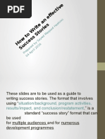 Success Story Template | PDF