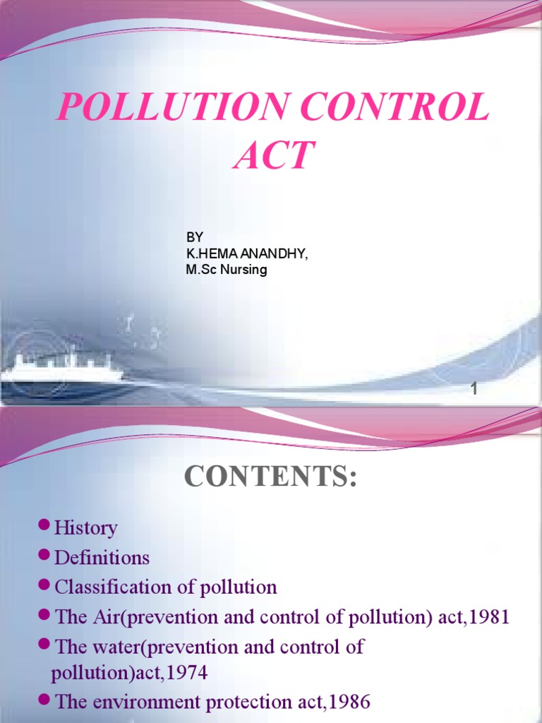 Environmental Regulations in India | PDF | Pollution | Environmental Law
