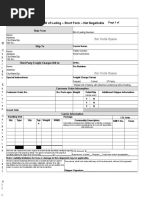 ISF 10+2 Blank Form PDF | PDF | Bill Of Lading | Commercial Item ...
