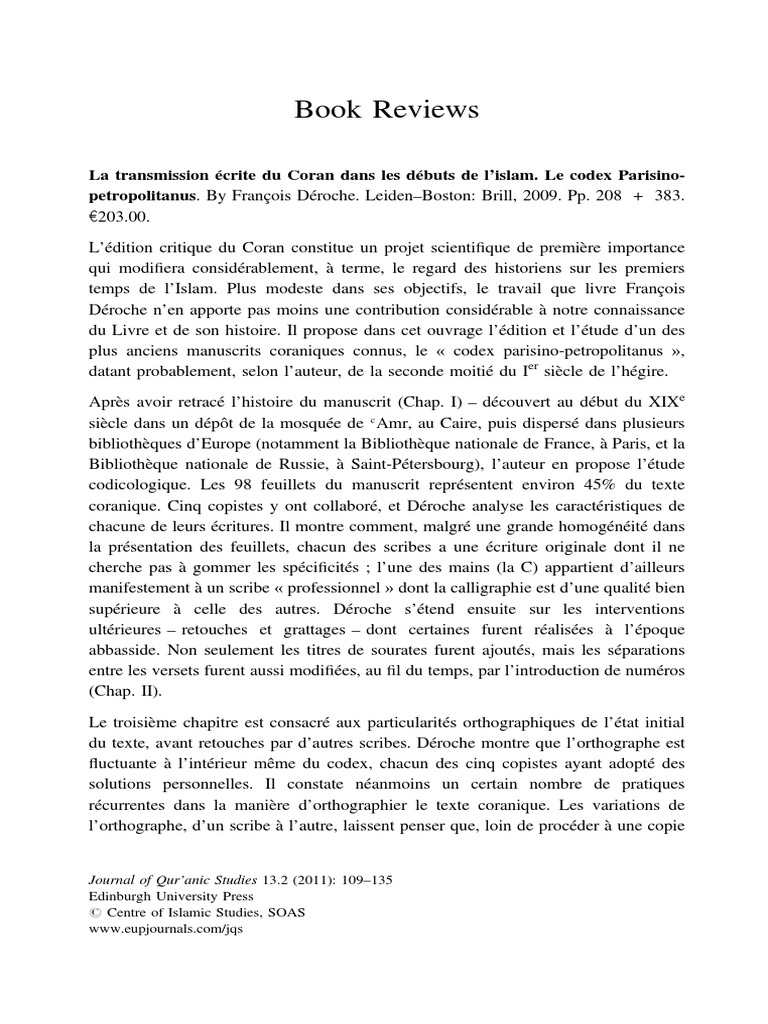 Analyse du Codex Parisino-Petropolitanus | PDF | Textes médiévaux en ...