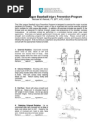 Throwers Ten Exercise Program | PDF | Anatomical Terms Of Motion | Elbow