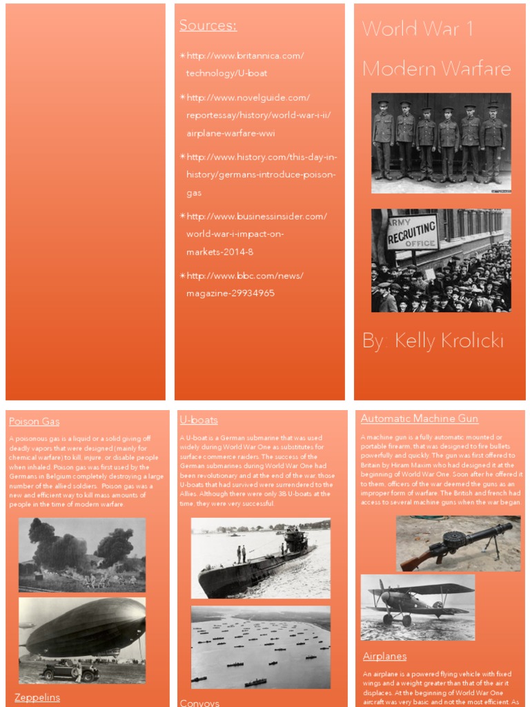 Wwi Brochure Web | PDF | U Boats | World War I