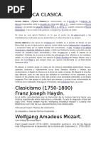 Época de Genios (Clasicismo) | PDF | Ludwig Van Beethoven | Wolfgang Amadeus Mozart