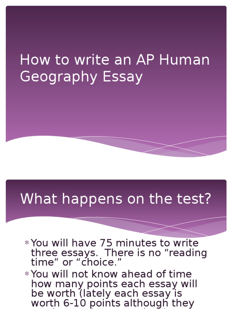How To Write An Aphug FRQ | PDF | Essays | Theory