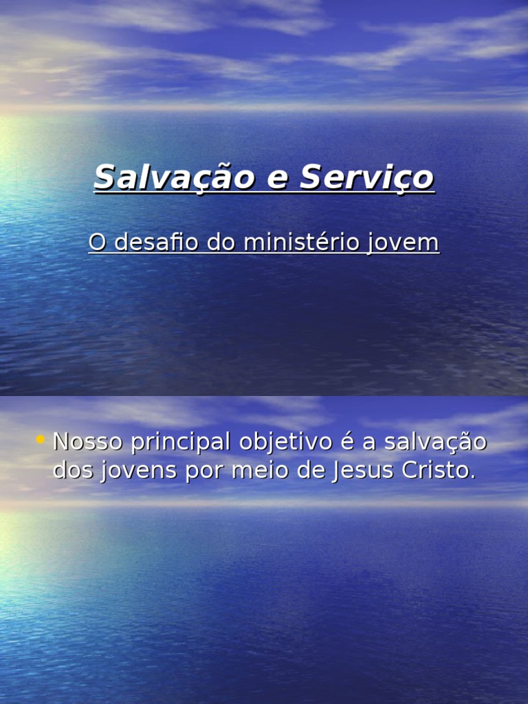 Salvação E Serviço Pdf Elias Santo