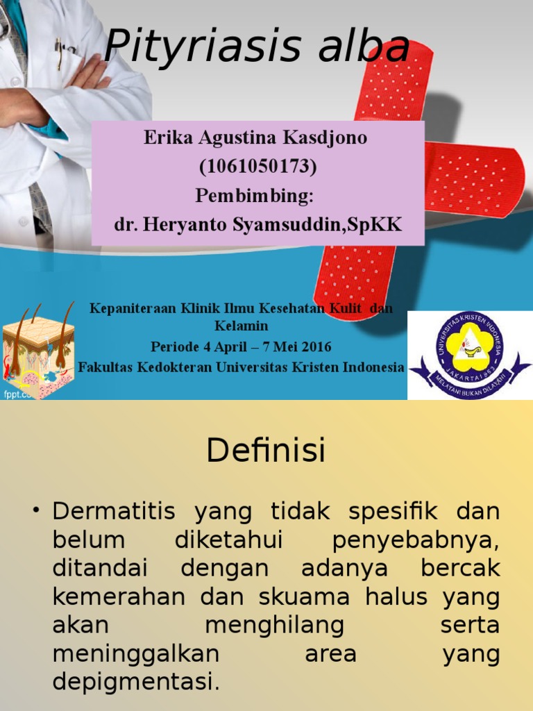 Pityriasis Alba: Penyebab, Gejala, dan Terapi | PDF