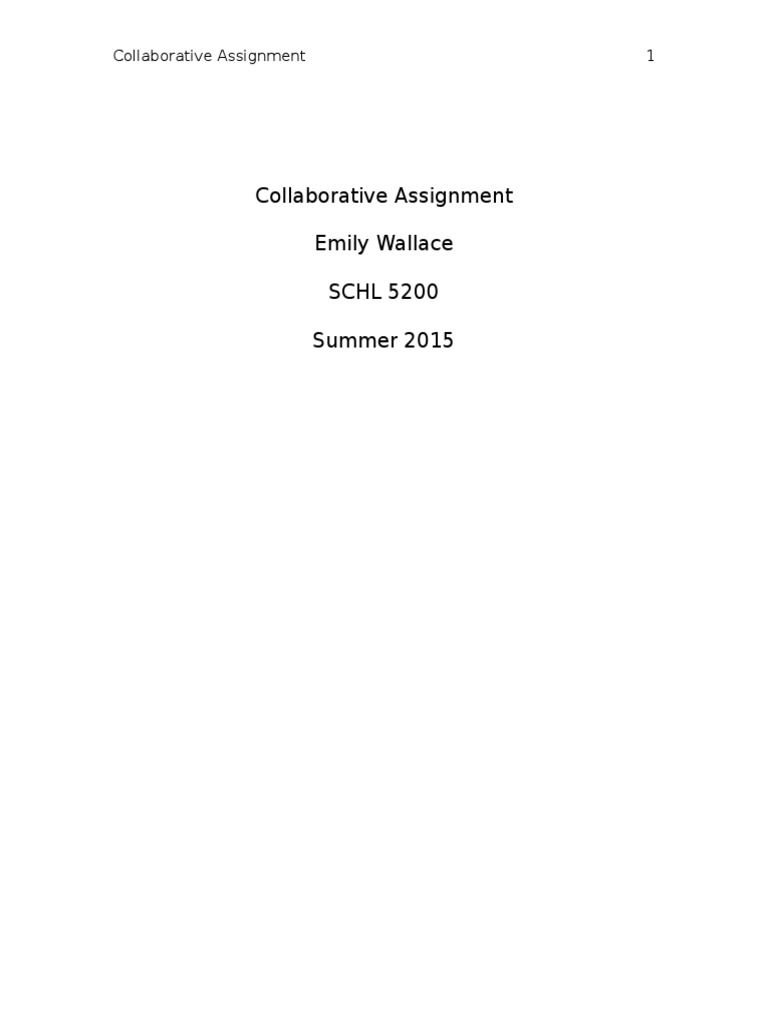 Collaborative Assignment | PDF | African American Civil Rights Movement ...