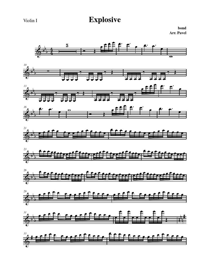 Bond's Explosive String Quartet | PDF