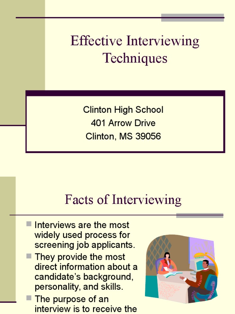 Effective Interviewing Techniques Guide | PDF