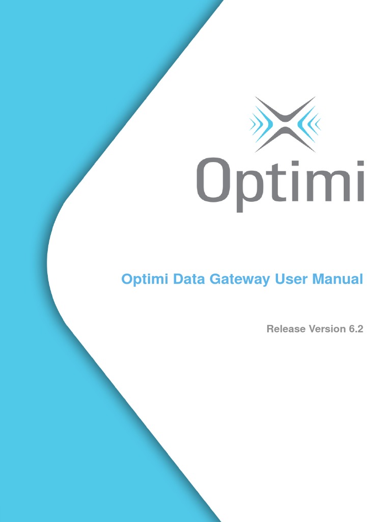 Optimi Data Gateway 6.2 User Guide | PDF | Databases | File Format