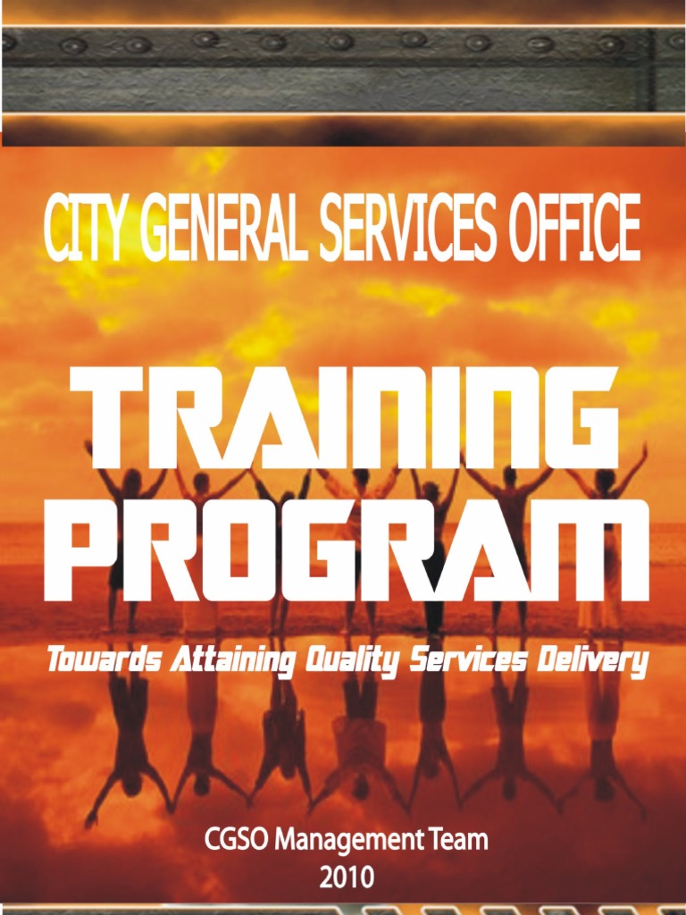 CGSO Training Program | PDF | Leadership | Competence (Human Resources)