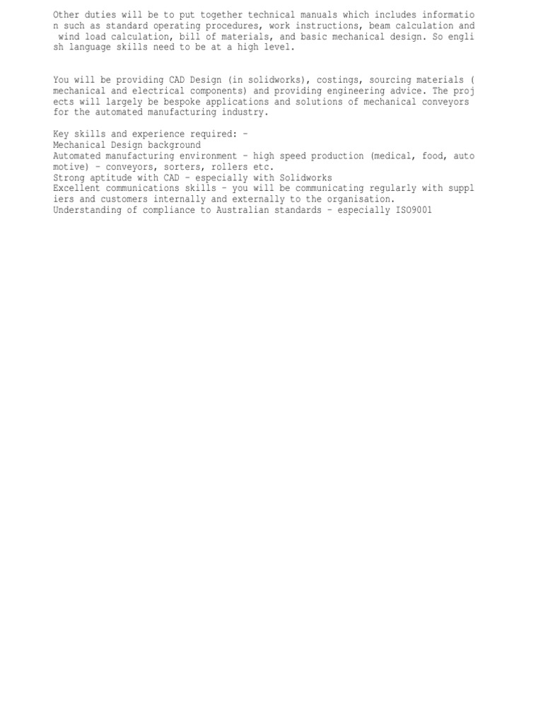 Mechanical Design Engineer | PDF | Technology & Engineering