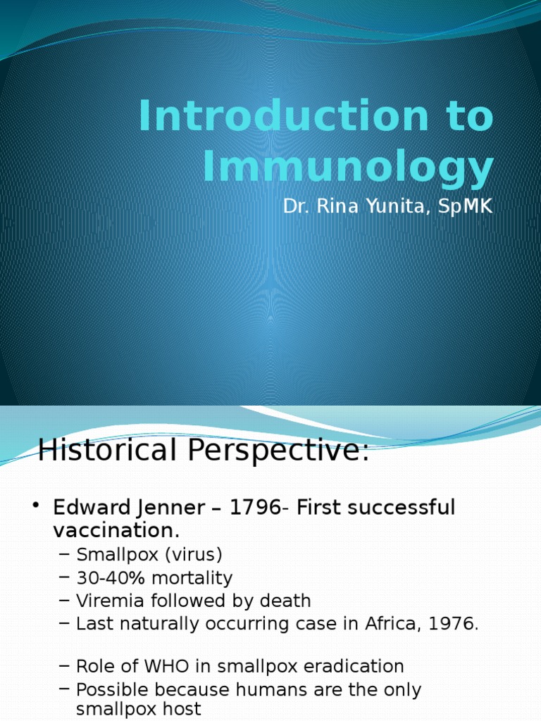 Introduction to Immunology Overview | PDF | Immune System | Lymphocyte