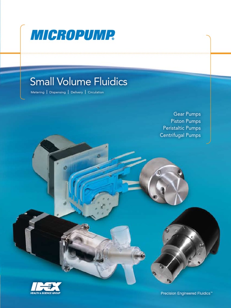 Micropump Catalogue | PDF | Pump | Gear