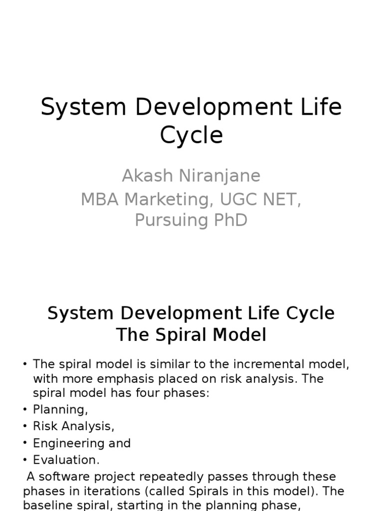 System Development Life Cycle | PDF | Software Engineering | Software