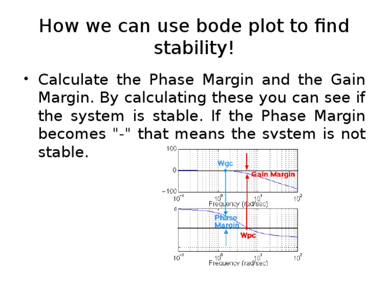 Bode Plot for System Stability Analysis | PDF